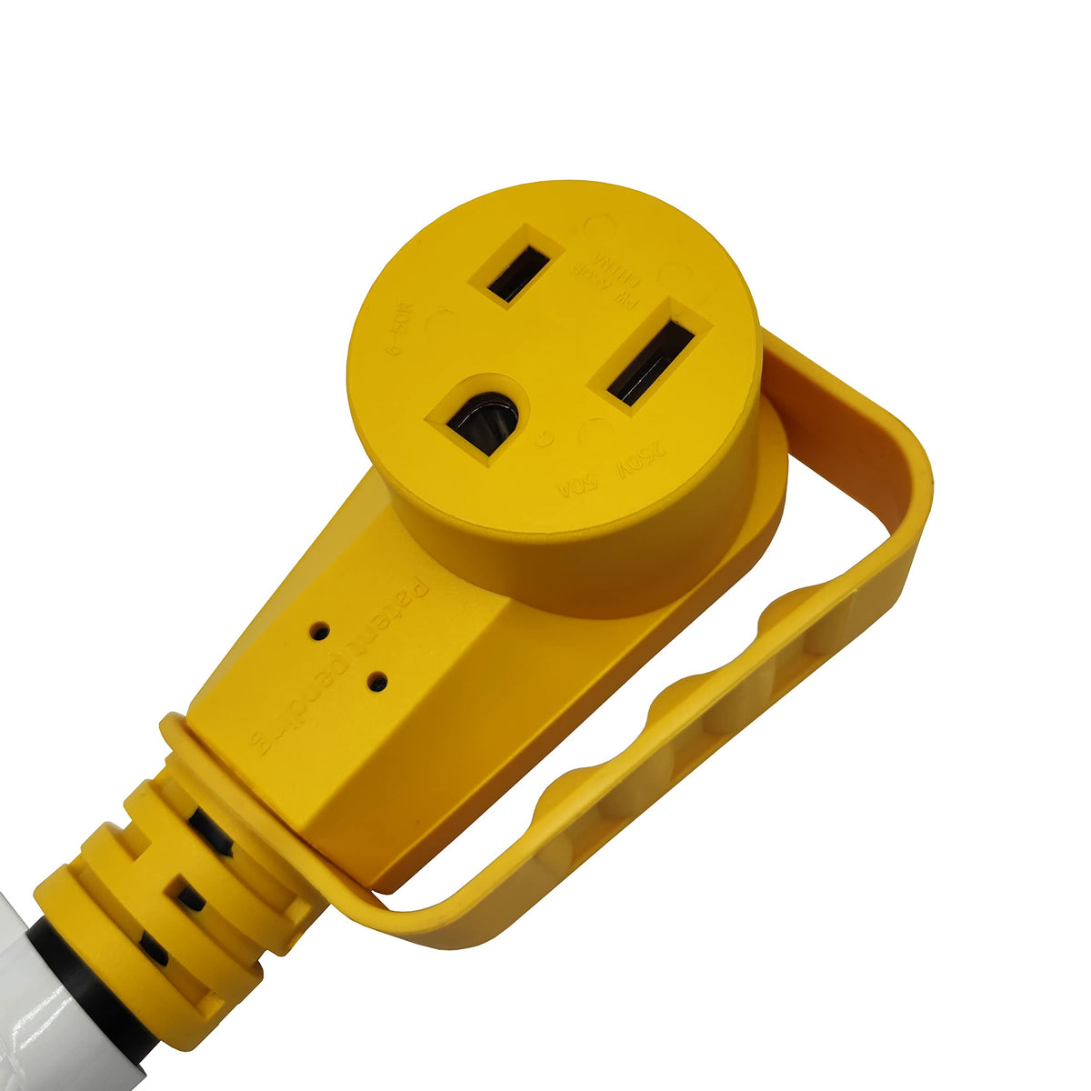 Parkworld NEMA 6-50 Female Lighted Outlet with Handle Power Cord Set M